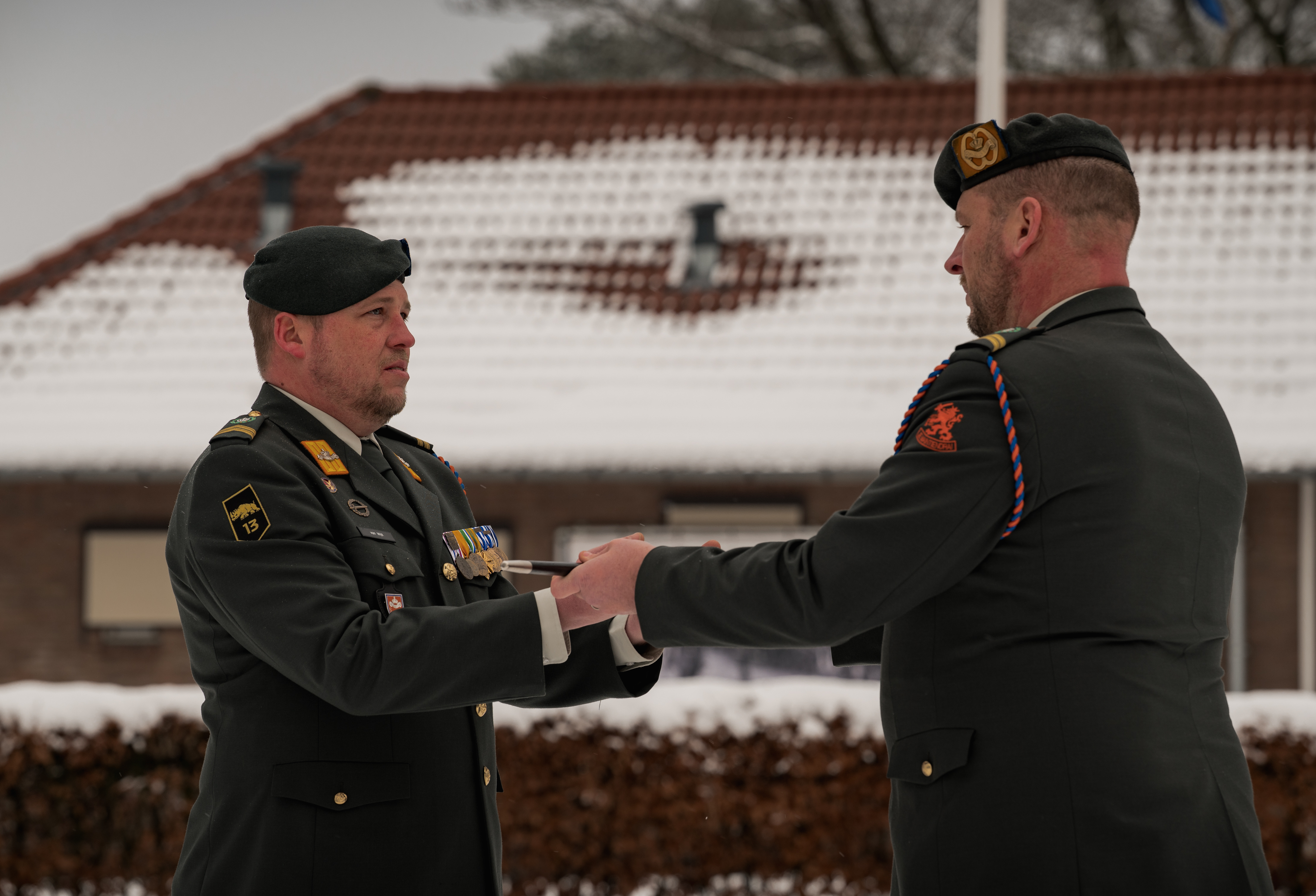 Functieoverdracht CSM Charlie Beren Compagnie | Garderegiment Fuseliers ...